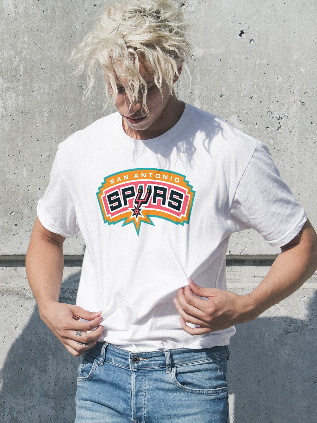 Spurs Throwback / Current Shirt, Vintage San Antonio Shirt, Unisex ...