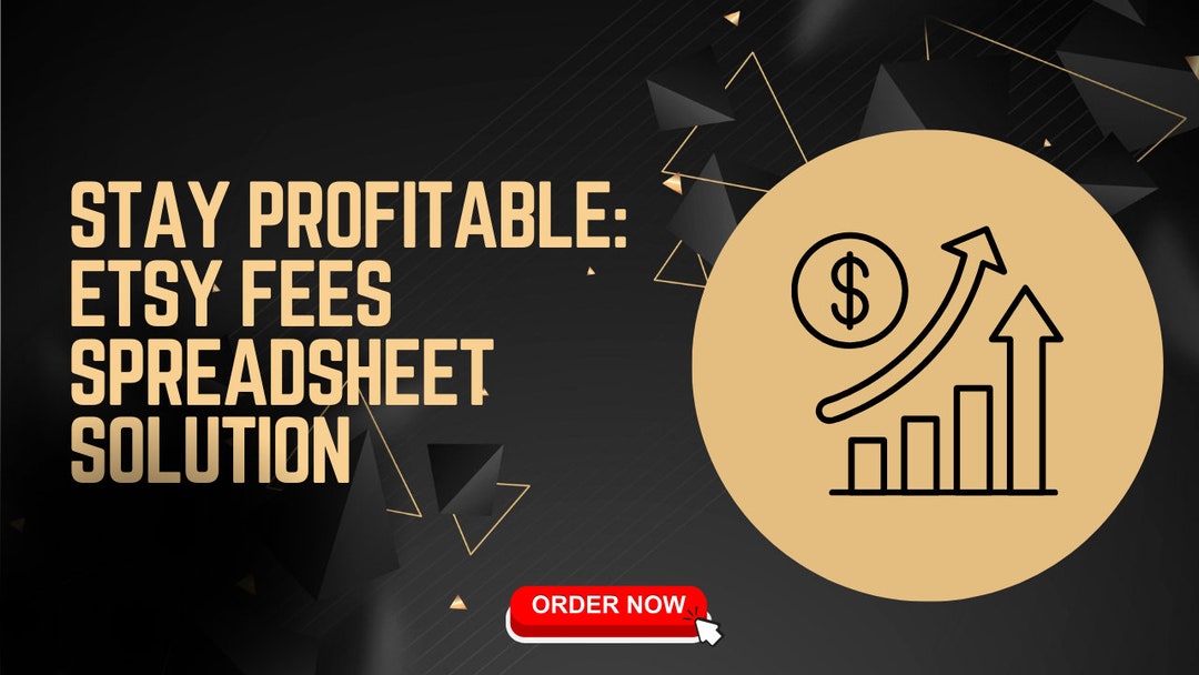 Professional Etsy Fees Calculator Excel Spreadsheet - Etsy