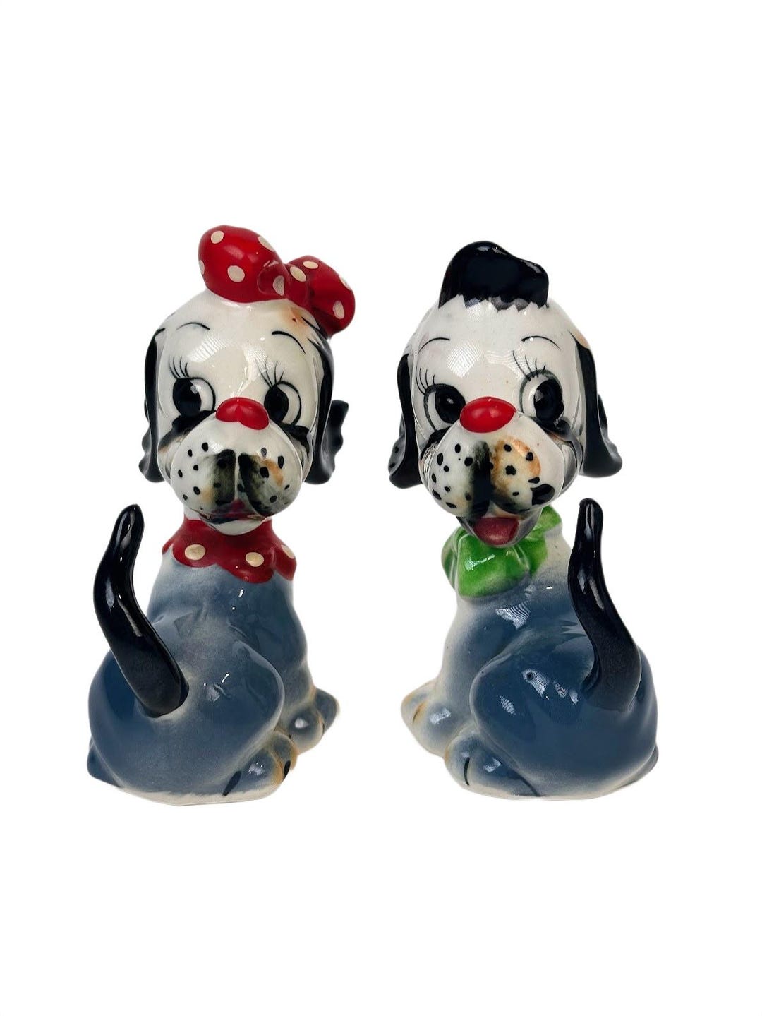 Vintage Artmark Snirky and Sally Circus Dog Salt and Pepper Shakers - Etsy