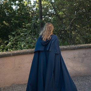 Floor Length Wizardly Hooded Cloak With Two Layers TORA - PDF Sewing ...