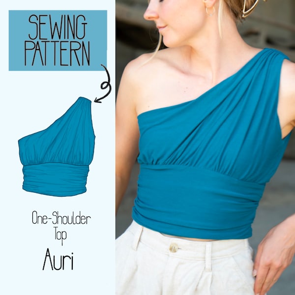 One Shoulder Top - Etsy