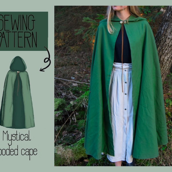 Hooded Cape Pattern - Etsy