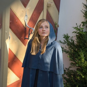 Floor Length Wizardly Hooded Cloak With Two Layers TORA - PDF Sewing ...