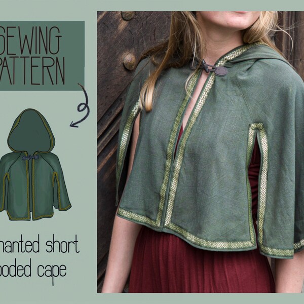 Hooded Cape Pattern - Etsy