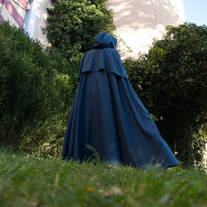 Floor Length Wizardly Hooded Cloak With Two Layers TORA - PDF Sewing ...