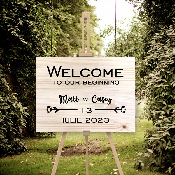 Wedding Entrance Sign - Etsy