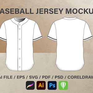 Full Button up Baseball Jersey - Etsy