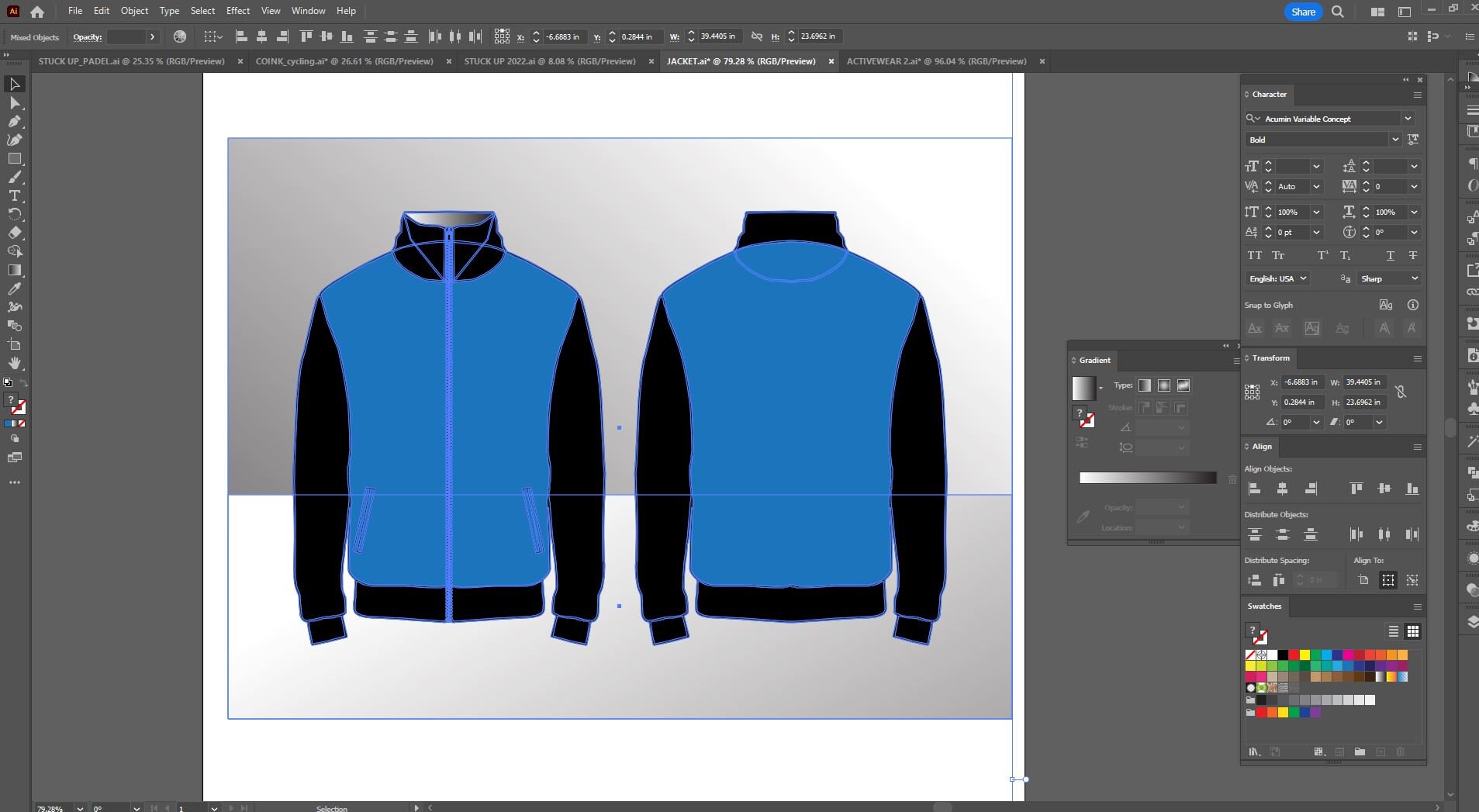 Vector Jacket Template Sweatshirt Mockup Vector Tech Pack - Etsy