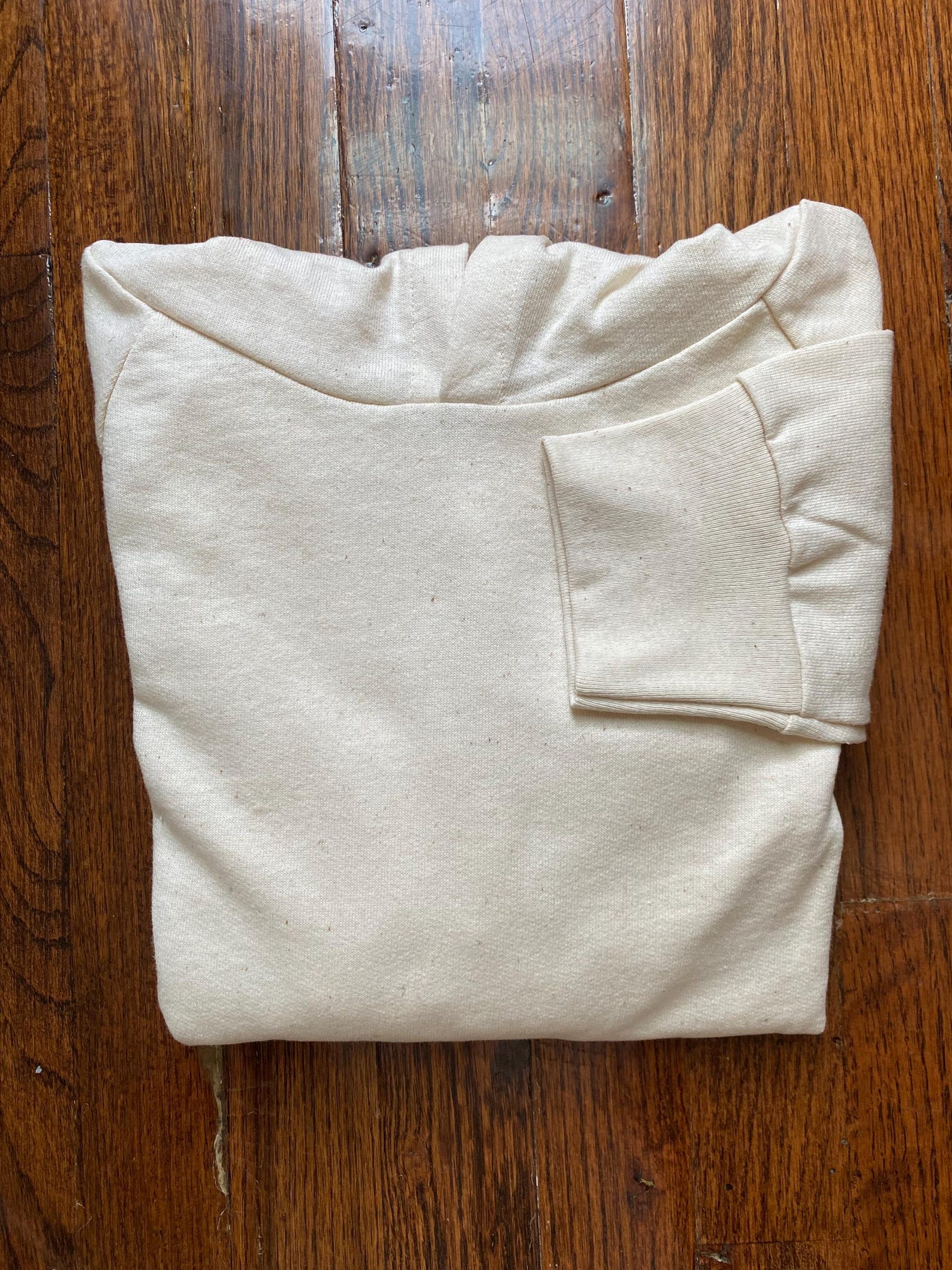 Unbleached Organic Cotton Hoodie Made in USA - Etsy