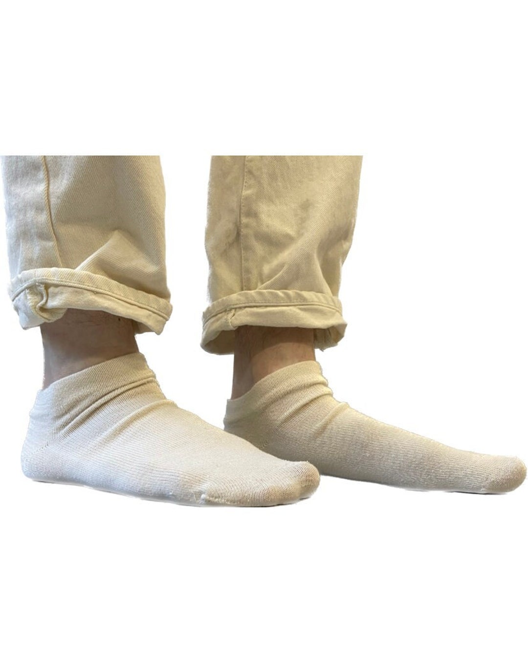 100% Cotton Unbleached Organic Ankle Socks - Etsy