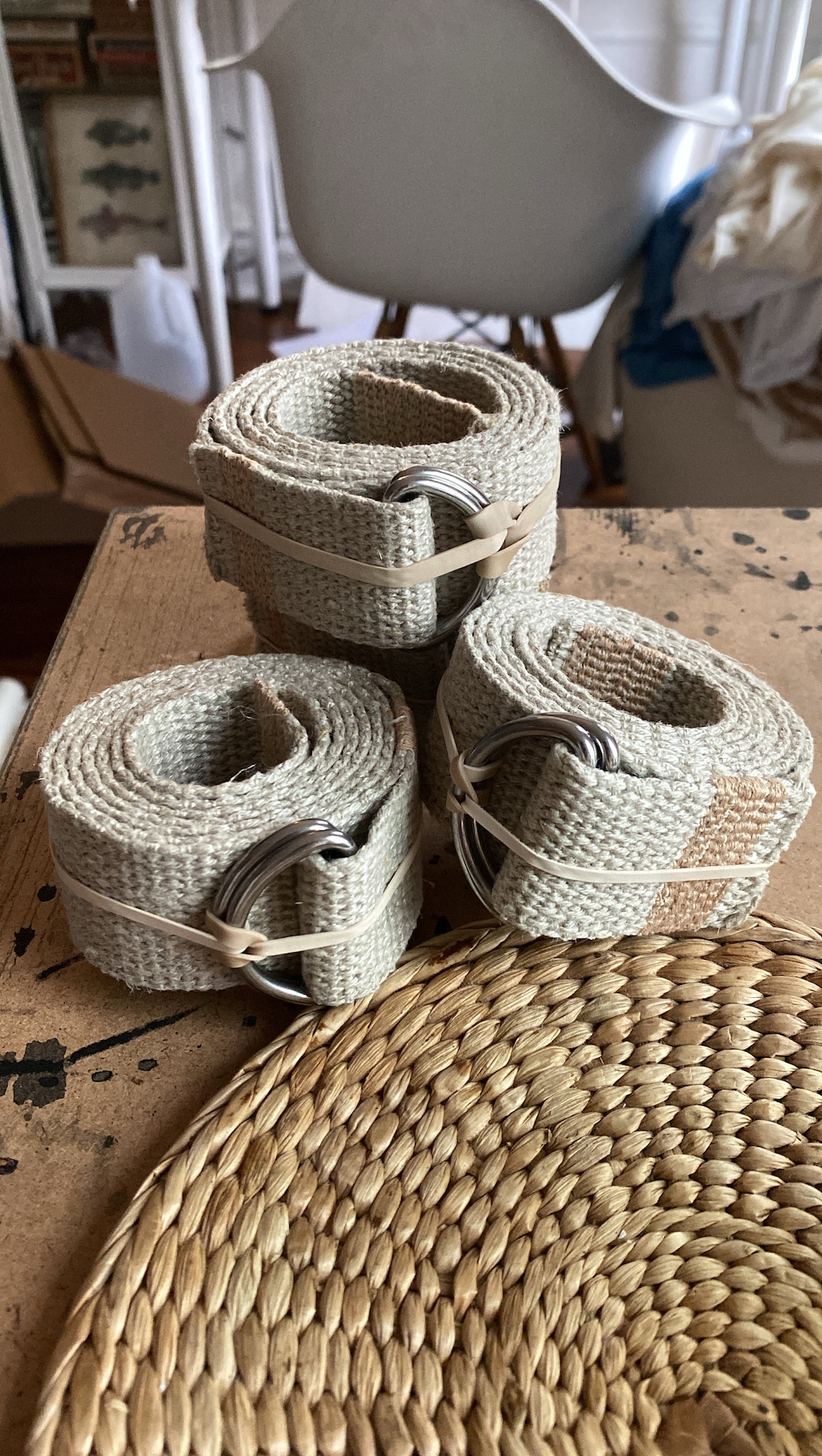 Undyed Hemp Web D-ring Belt - Etsy