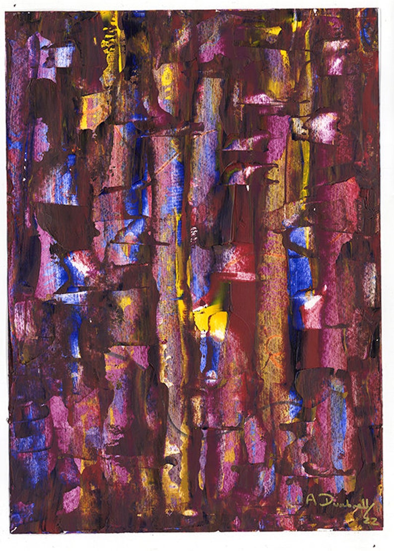 Purple Paradigm Original Painting Abstract Art Acrylic Painting ...