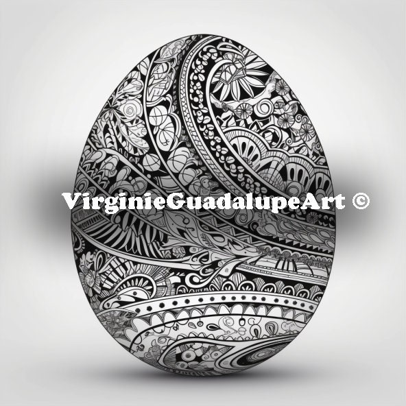 Easter Egg | A Playful Easter Egg Coloring Book for Creative Fun and ...