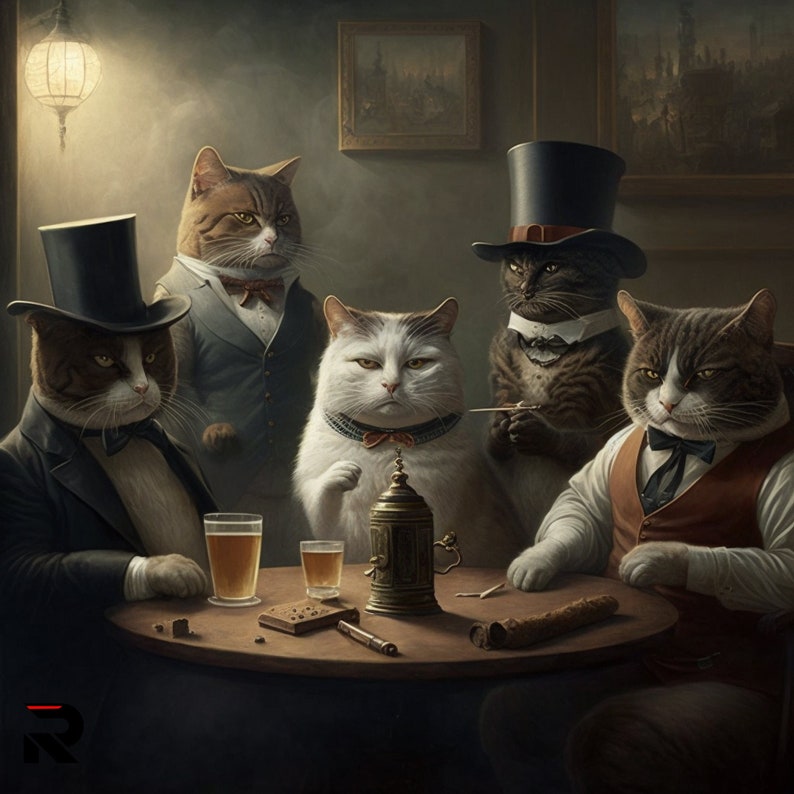 DIGITAL DOWNLOAD Mafia Cats - Etsy