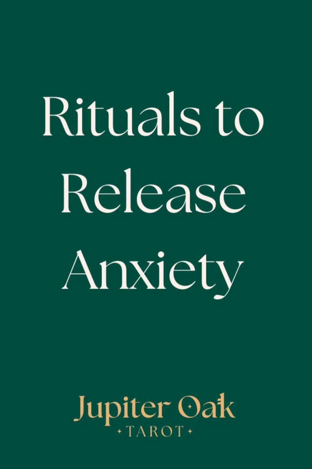 Rituals to Release Anxiety - PDF Booklet - Etsy