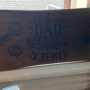 Fathers Day, Dad Sign, Live Edge Black Walnut - Etsy