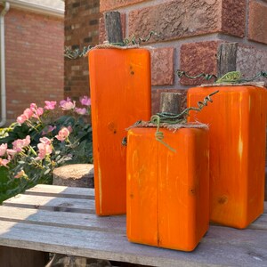 Pumpkin Decor/wooden Fall Decor - Etsy