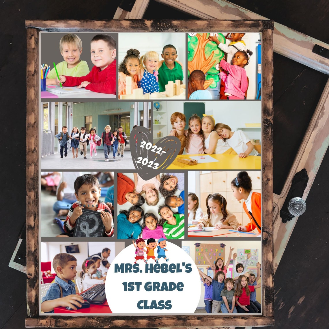 Custom Photo Collage for Teacher, Personalized Teacher Photo Collage ...