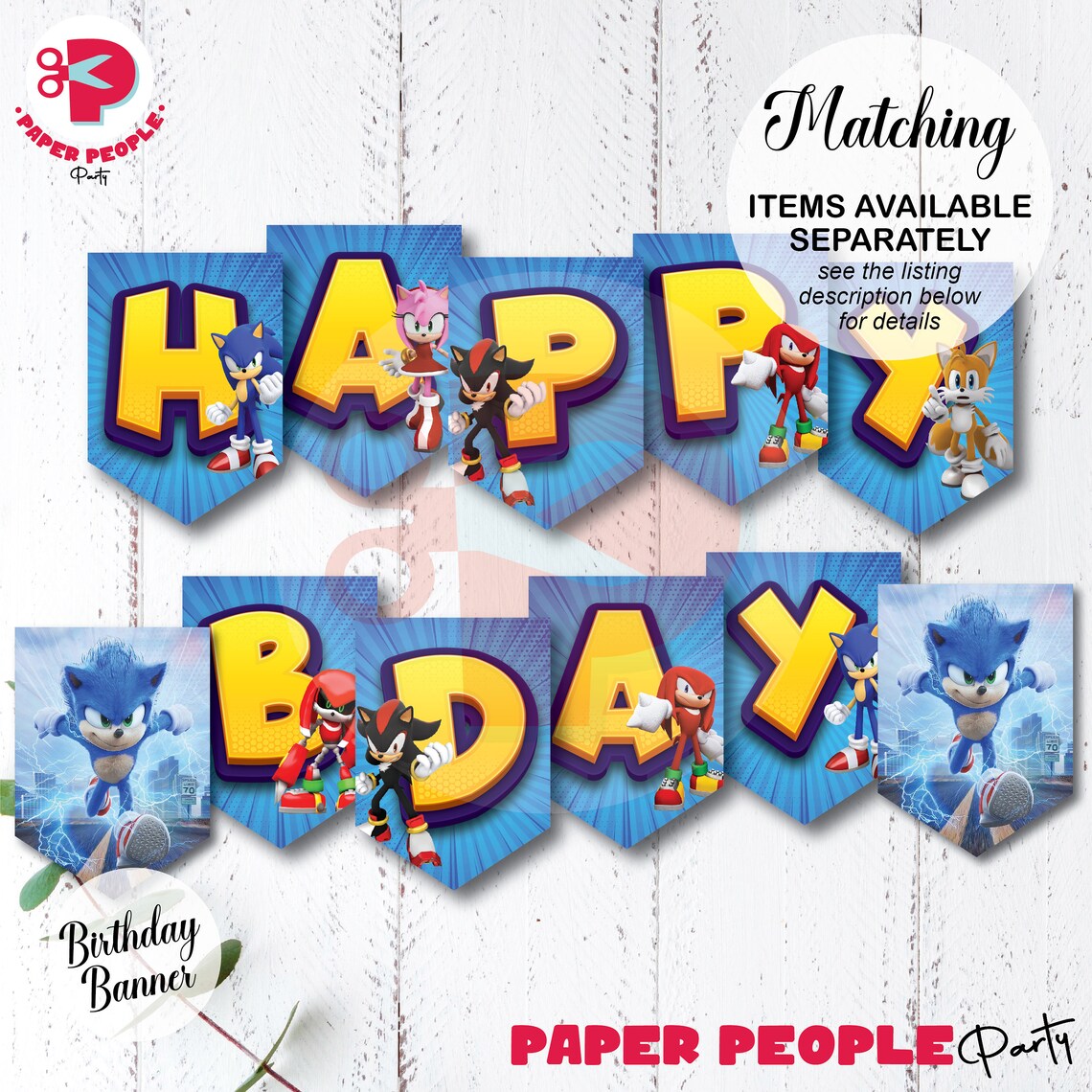 Sonic Birthday Favours Sign , Sonic Party, Favours Sign, Printable ...