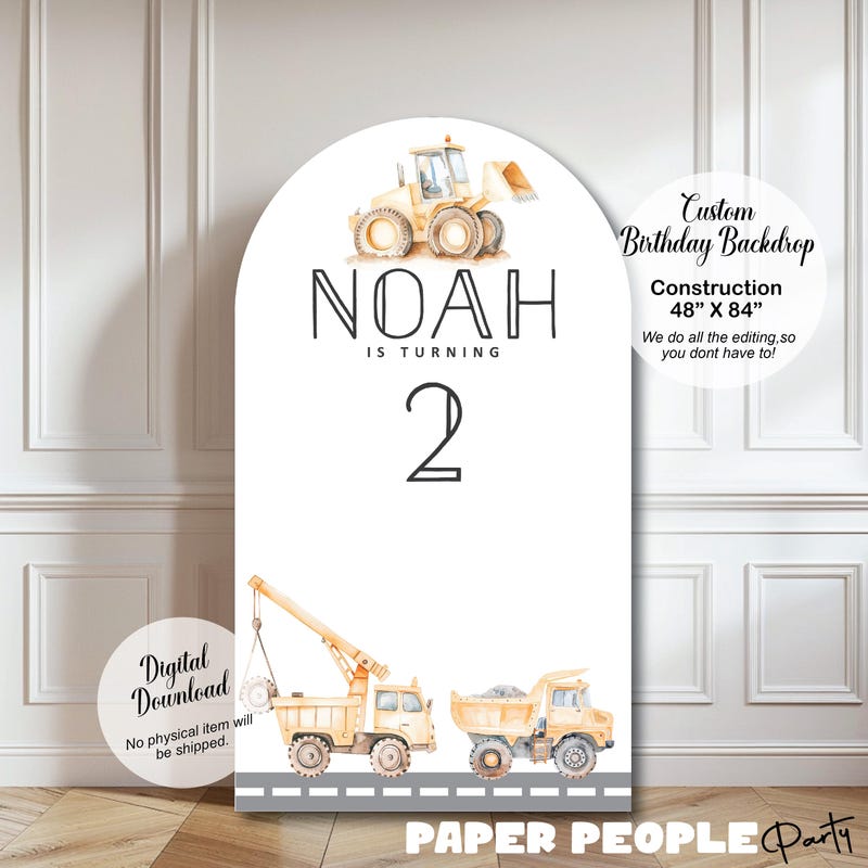 Construction Theme - Etsy