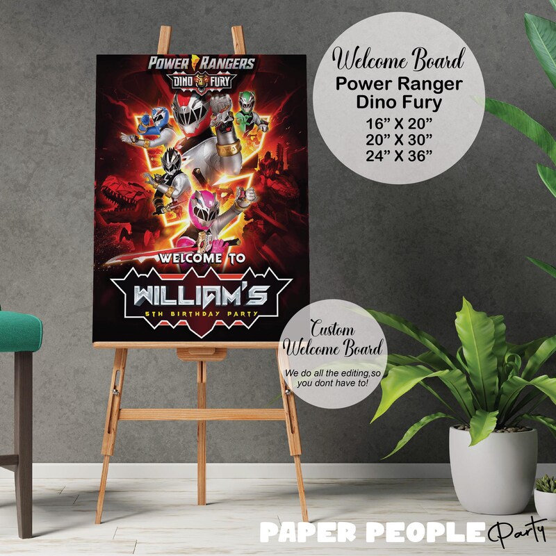 Power Rangers Banner - Etsy