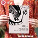 Alien Movie Birthday Invite, Aliens Xenomorph Party Invite, Black and ...