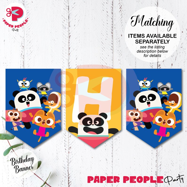 Lingo Kids TV Birthday Favours Sign, Lingo Kids TV Party Favours Sign ...