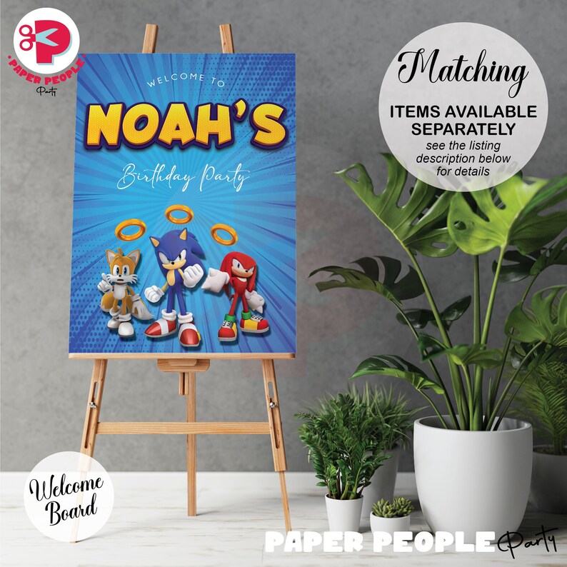 Super Sonic Birthday Backdrop, Super Sonic, Custom Backdrop, Super ...