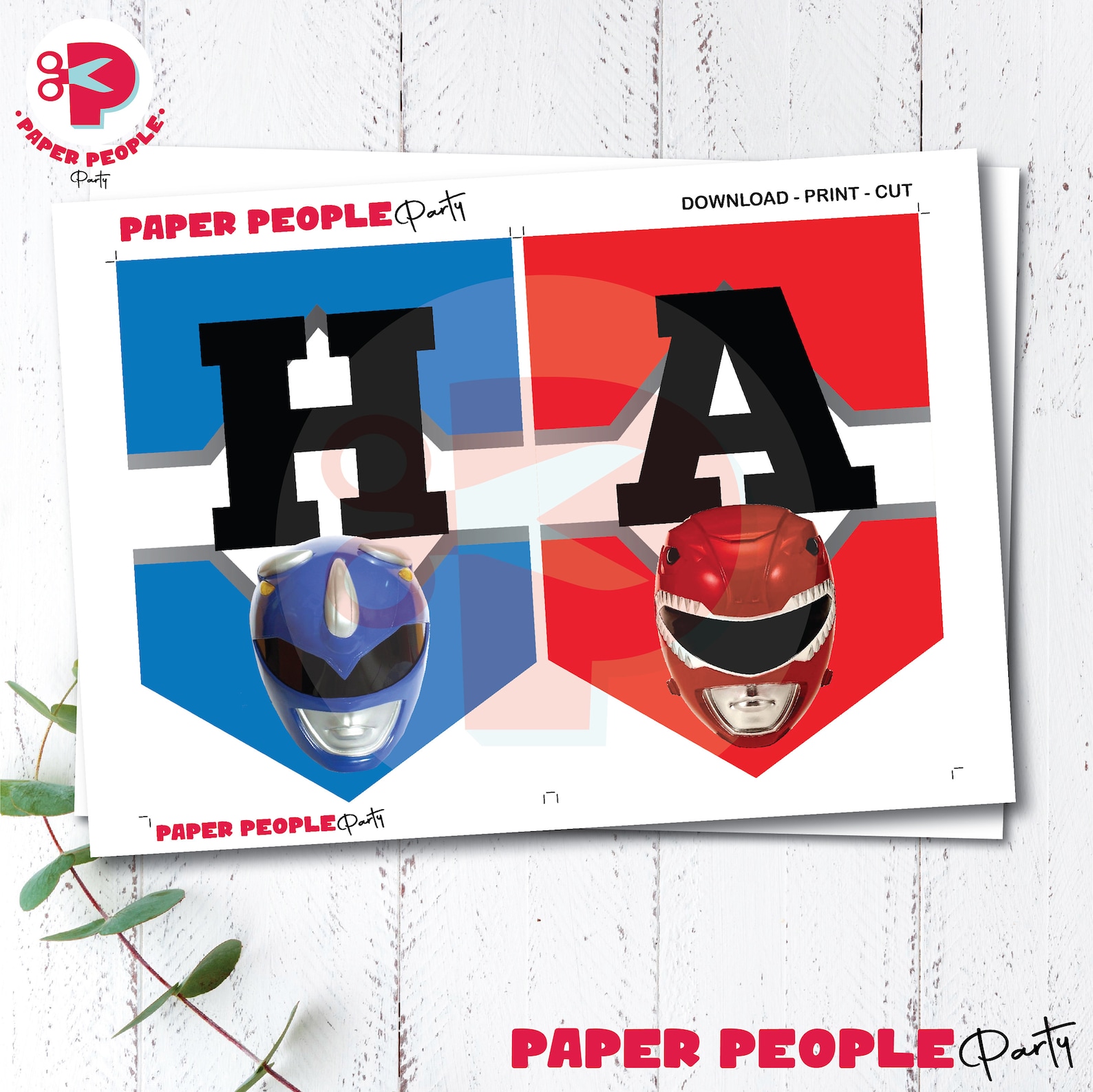 Power Ranger Birthday Banner, Power Ranger Party Banner, Happy Birthday ...