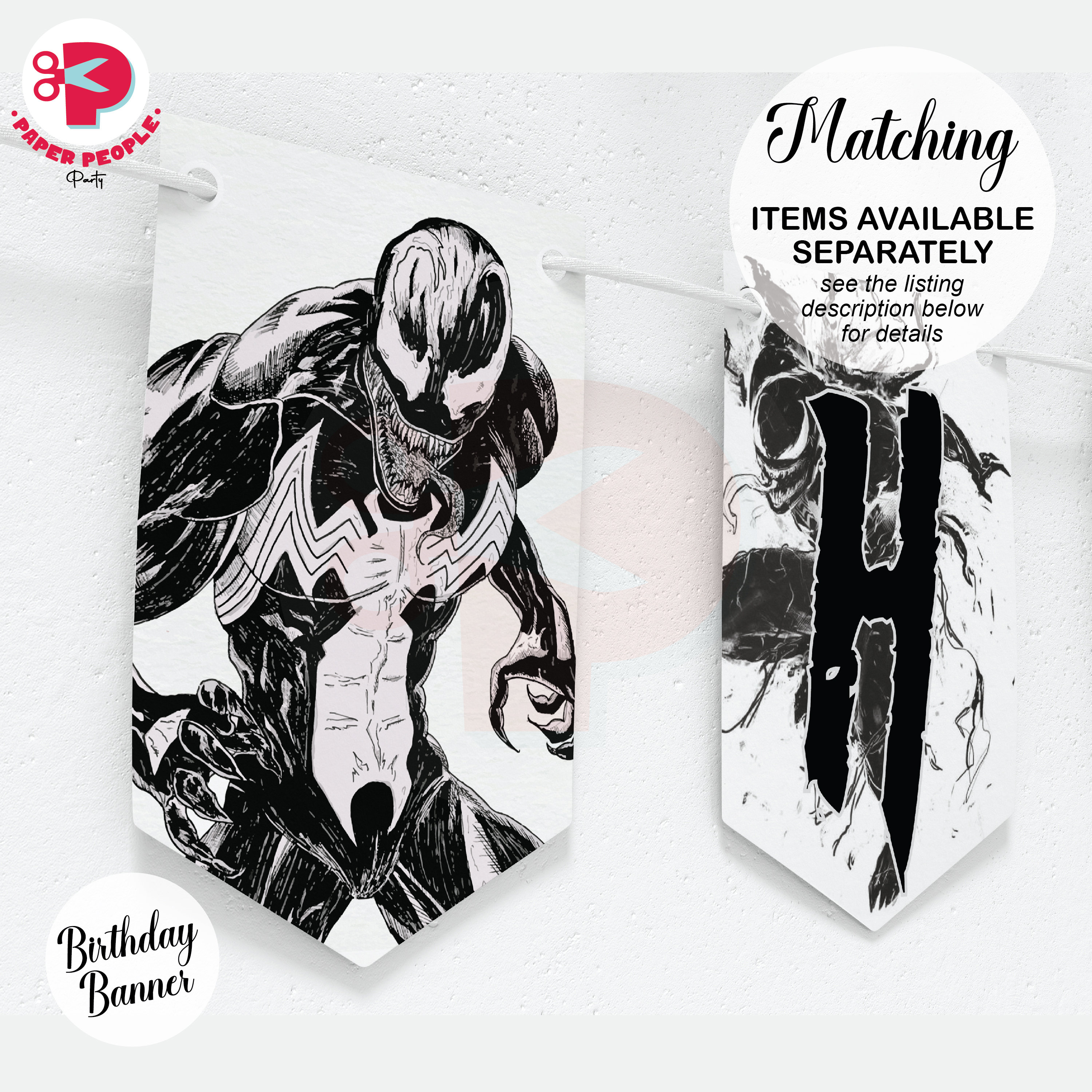 Venom Cake Topper, Super Hero Cake Topper, Custom Cake Topper ...
