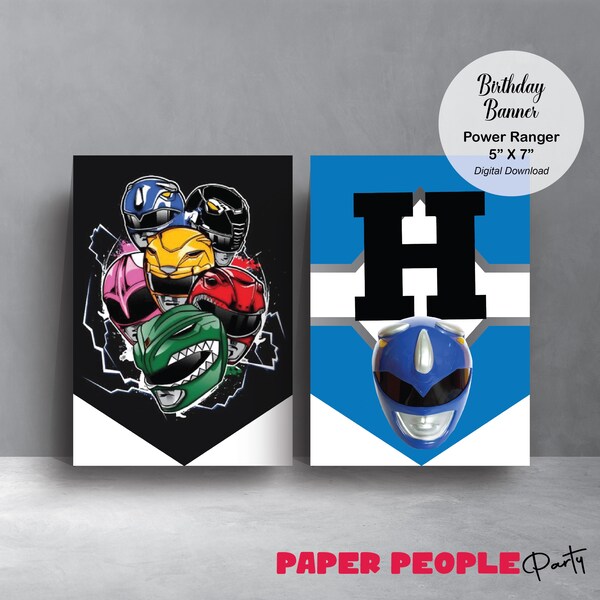 Power Rangers Banner - Etsy