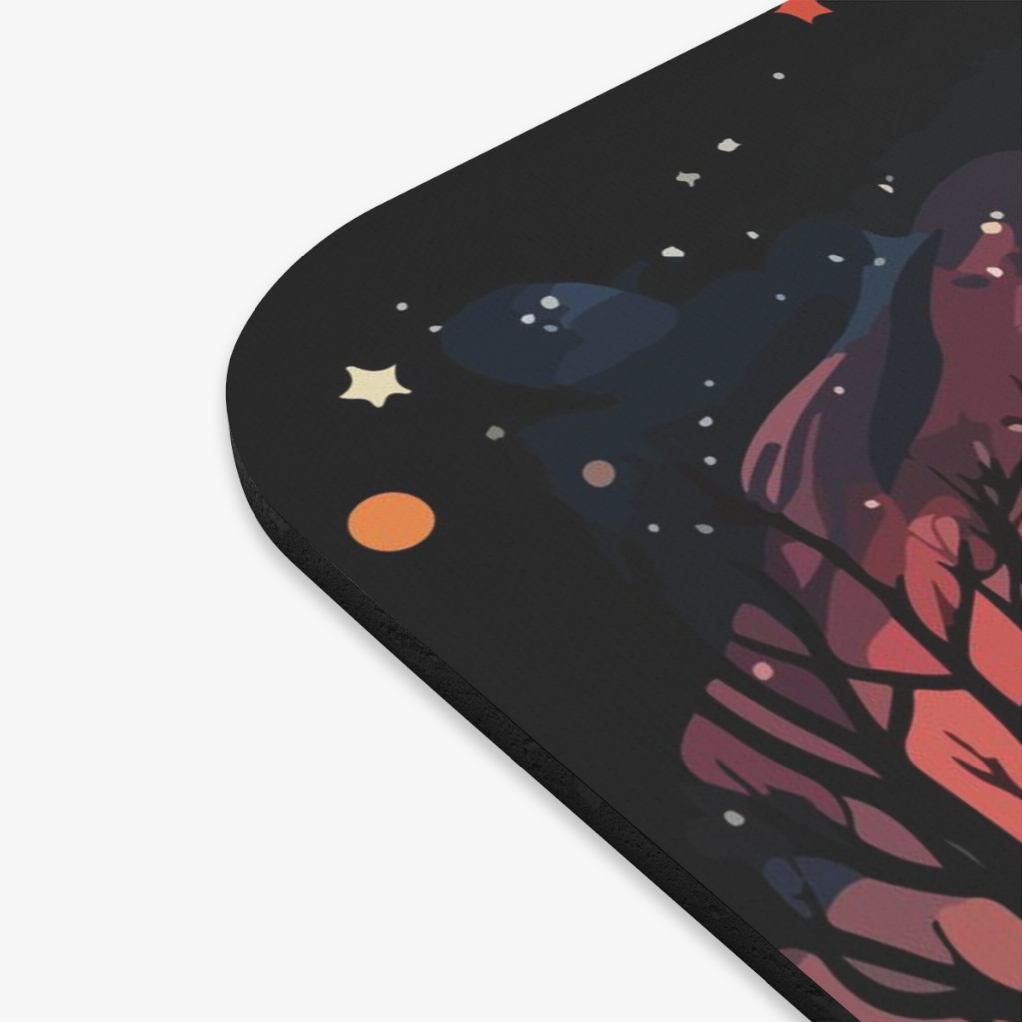 Starry Night Sky Mouse Pad, Aesthetic Sunset Landscape Desk Accessory ...