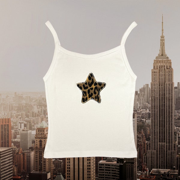 Cheetah Star Print Hoodie - Etsy