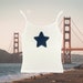 Denim Star Handmade Tank Top | Embroidered Top - Etsy