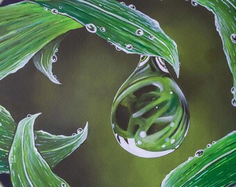 Macro Dew Drop Art - Etsy