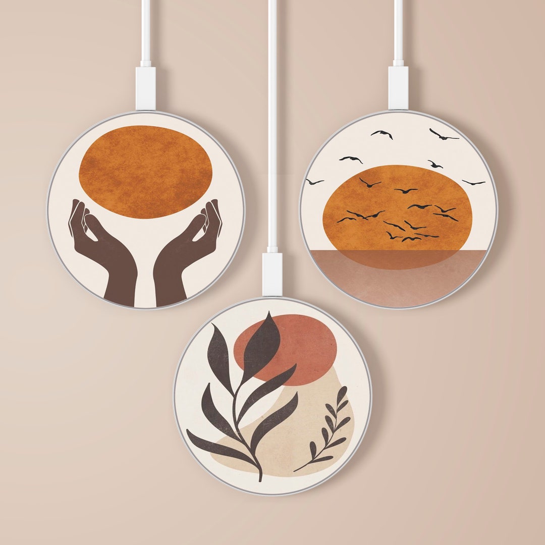 Minimalist Wireless Charger Aesthetic Charging Station for - Etsy