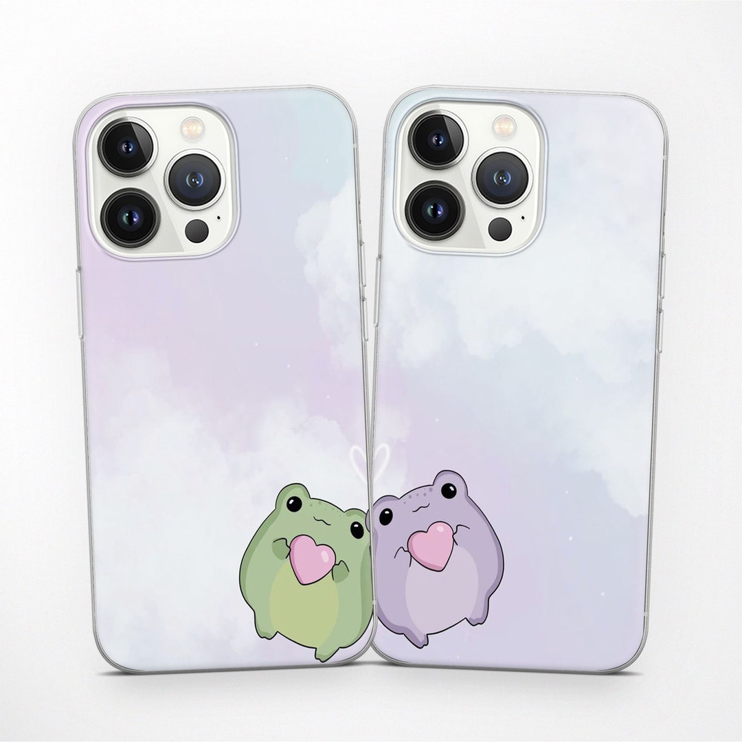 Clear Matching Couple Froggy Phone Case for Samsung Galaxy S24 Ultra ...