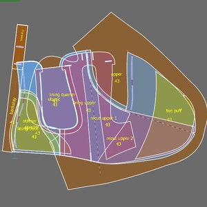 Patterns Chelsea Boots - Sewing Shoes Pattern PDF - Leather Boots ...