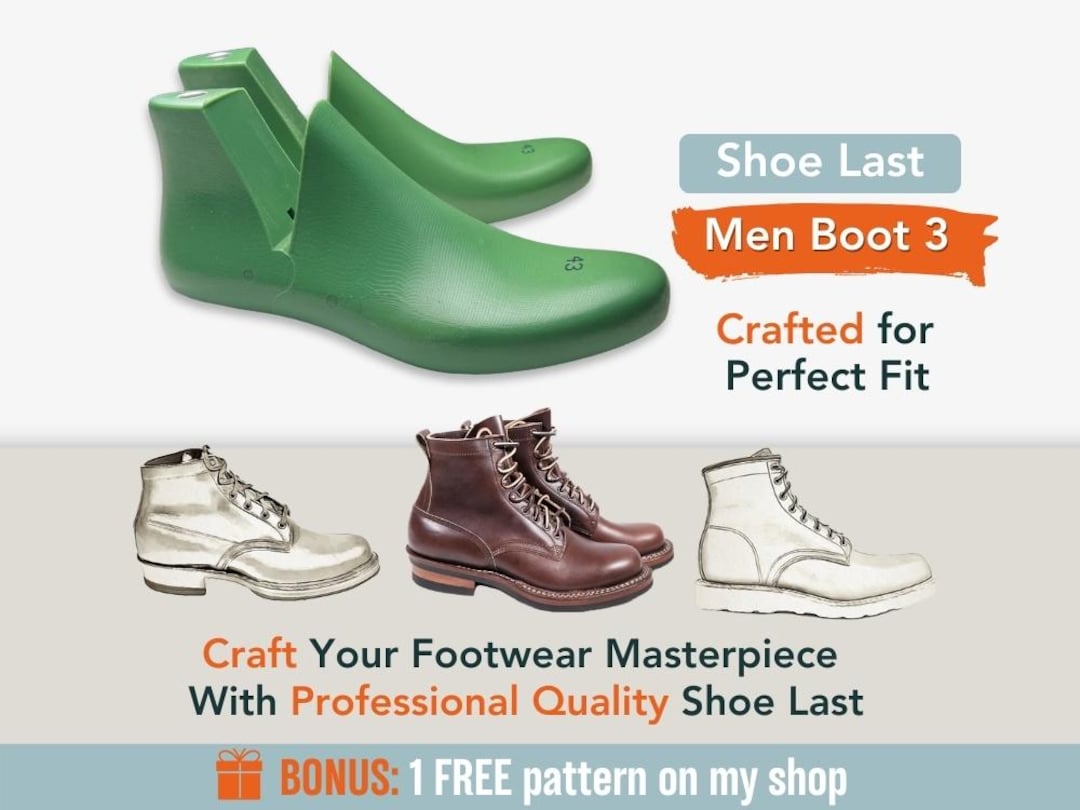 Men Shoe Last, Boot Shoes, the Production of Footwear, DIY, Handmade ...
