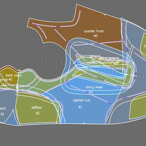 Patterns Sneakers - Low Top Trainers - Sewing Shoes Pattern - Men ...