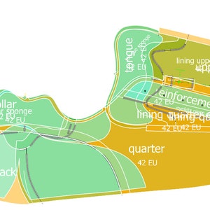 Patterns Sneakers PDF - Women Sneaker Shoes - All 9 Size Pattern - PDF ...