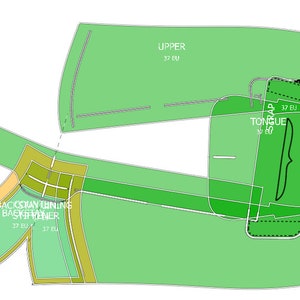 Digital Pattern Loafer PDF - Men's Loafers - All 9 Sizes Pattern - PDF ...