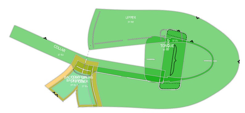 Digital Pattern Loafer PDF - Men's Loafers - All 9 Sizes Pattern - PDF ...