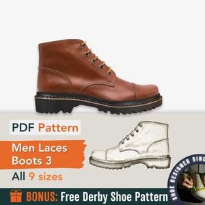 Patterns Street Boots - Sewing Pattern - Fashion Boot Sewing Patterns ...