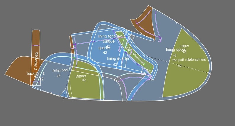 Men's Work Boots Sewing Pattern: DIY Footwear (PDF Pattern) - Etsy