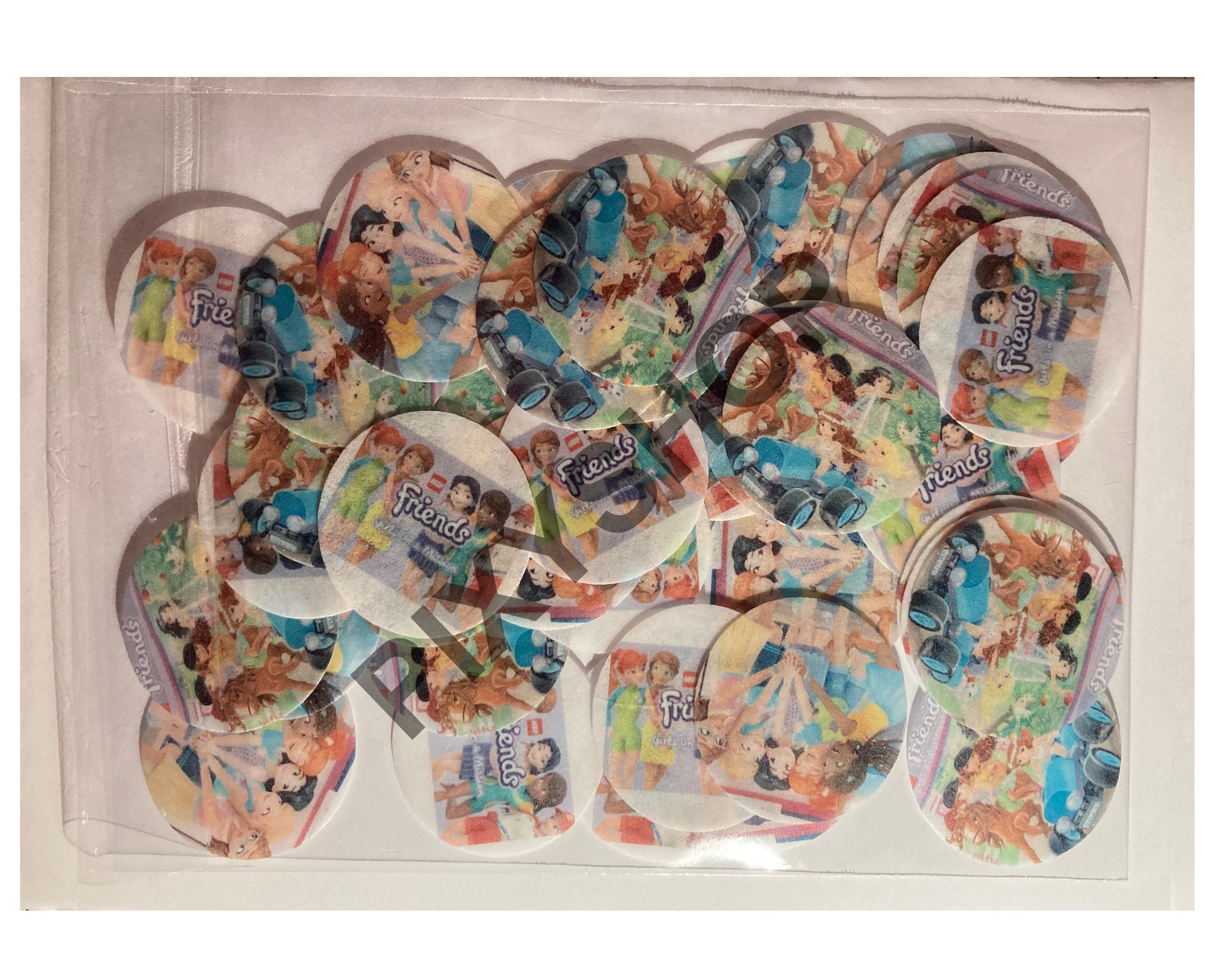 48x Edible Personalised Cupcake Toppers Wafer Fairy Cake Birthdays Pre ...