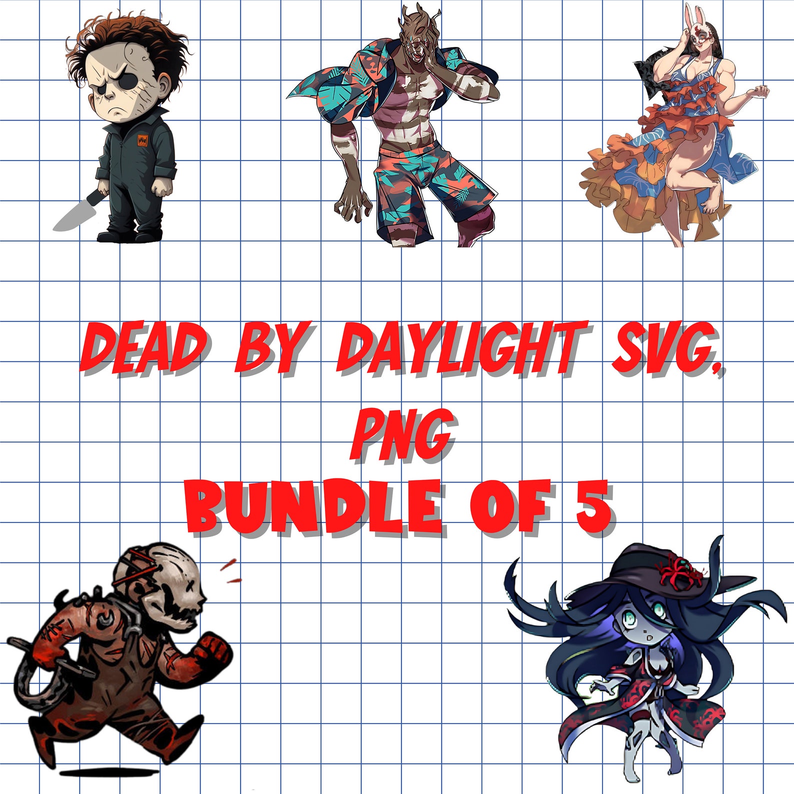 Dead by Daylight Svg, Png Dbd Svg Bundle Dead by Daylight DBD Hex Totem ...