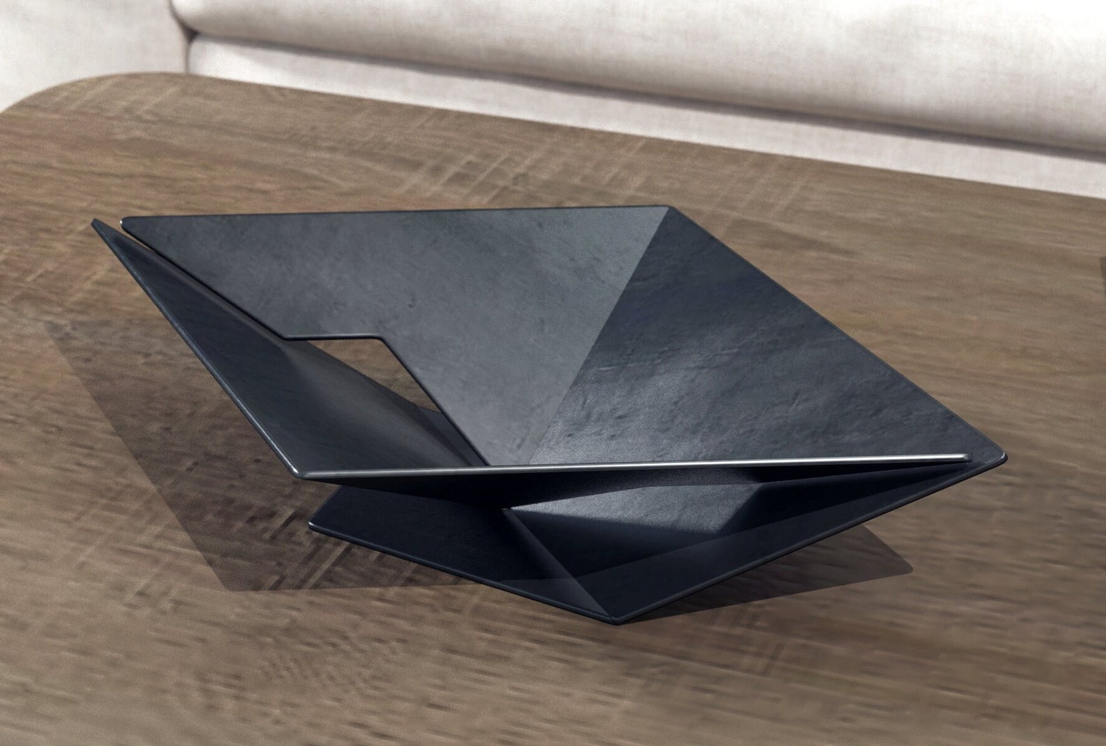 Contemporary Metal Bowl Mid Century Centerpiece Coffee Table Bowl Fruit ...