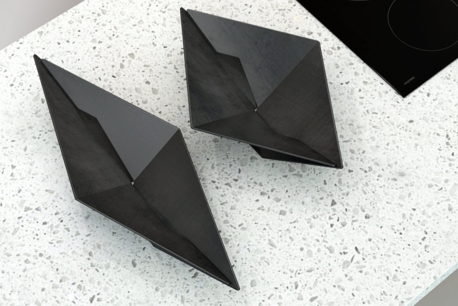 Contemporary Metal Bowl | Mid Century Centerpiece | Coffee Table Bowl ...