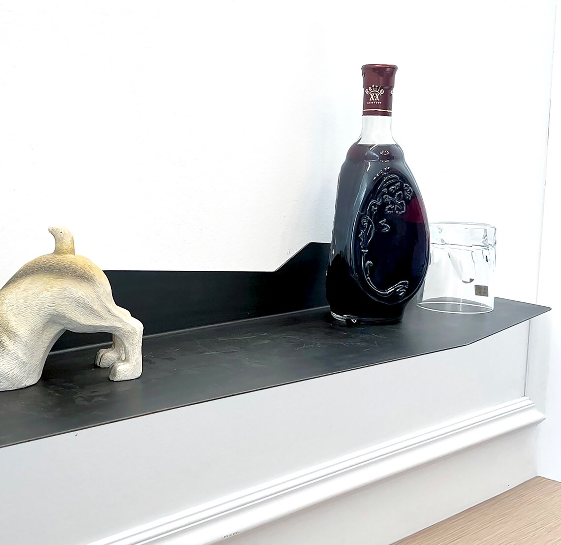 2 Shelves Set Quality Top Shelf, Handmade Metal Shelf, Wine Shelf ...